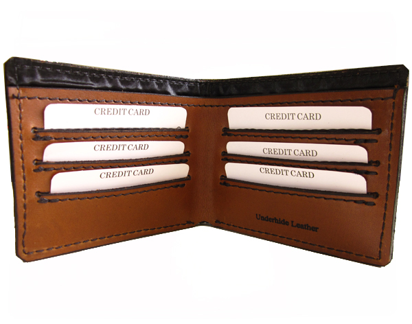 leather wallet - UNDERHIDE LEATHER